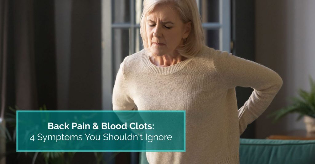 Back Pain & Blood Clots: 4 Symptoms You Shouldn't Ignore | Physiomed